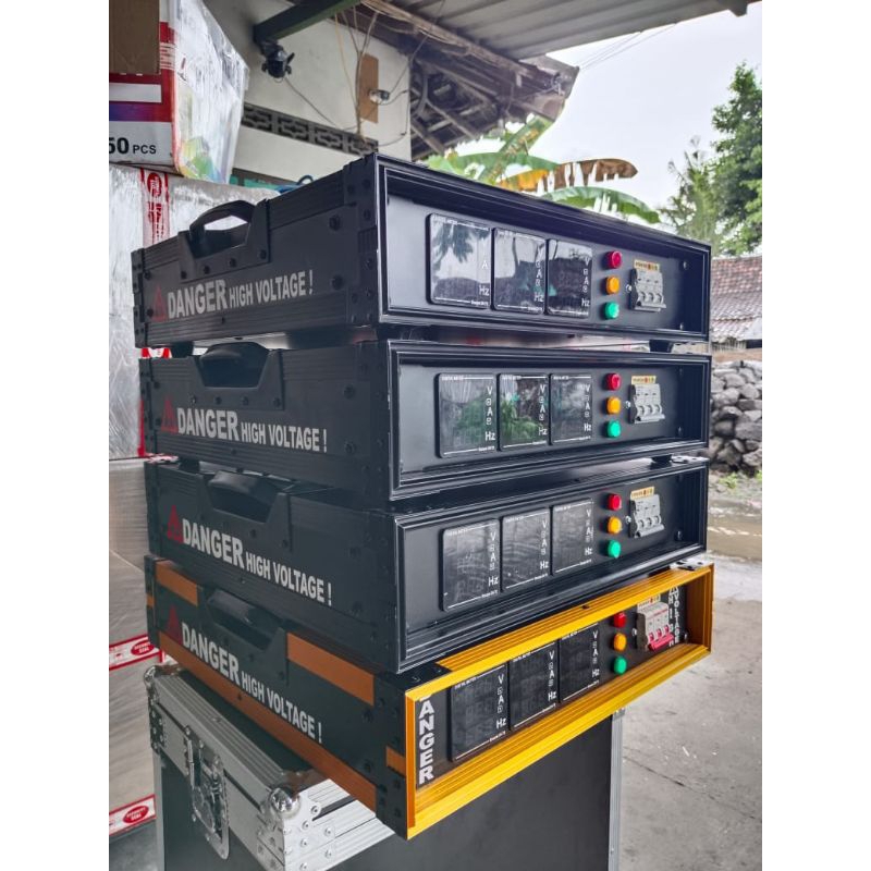 Jual Panel genset Panel Jenset 3 phase V2U 5 Pin 6 Out Put Pembagi Arus ...