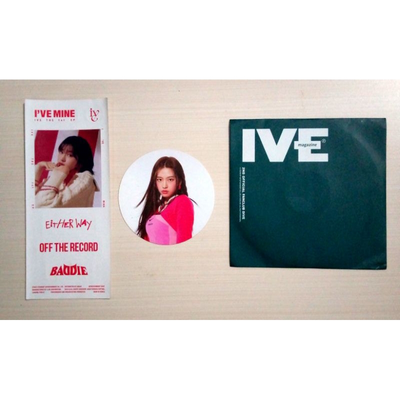Jual Official Merchandise Ive Postcard Sticker Circle Card DVD Dive Fanclub Album I've Mine ...
