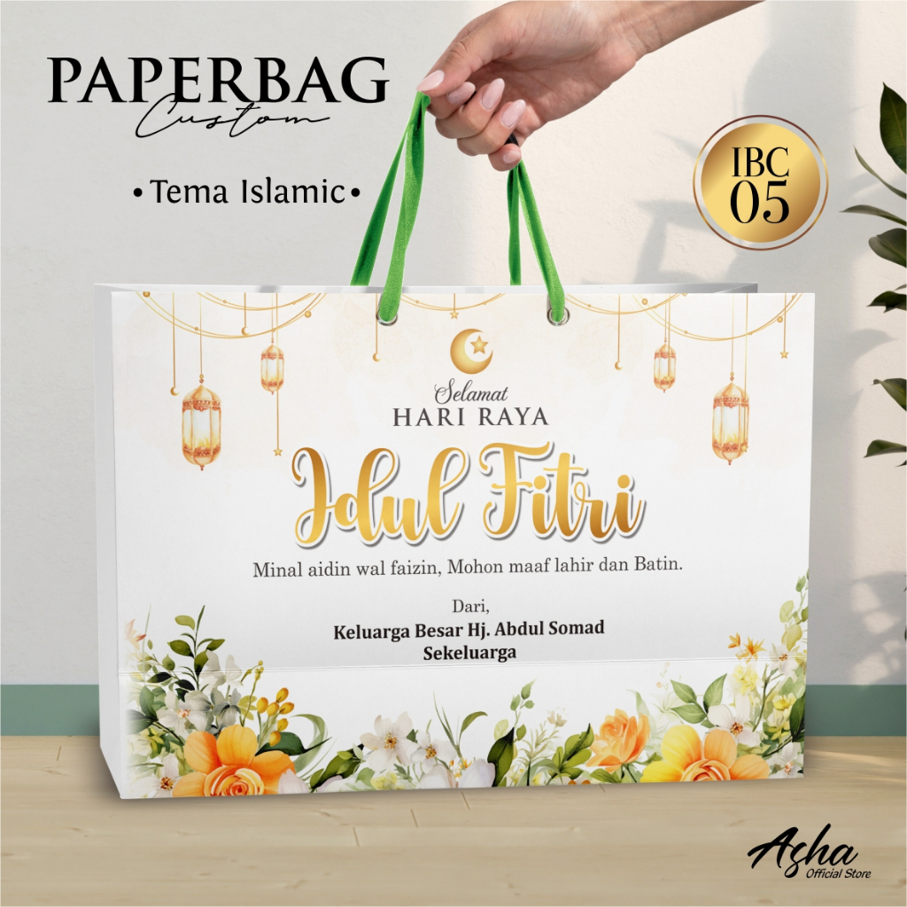 Jual TAS TENTENG HAMPERS LEBARAN MURAH - PAPER BAG HARI RAYA IDUL FITRI CUSTOM FREE DESIGN ...