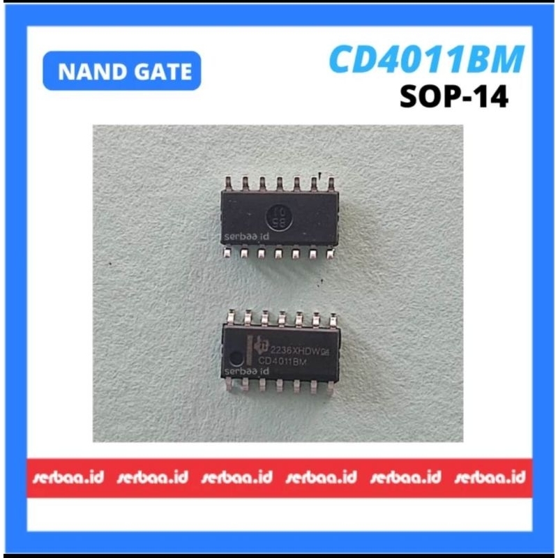Jual CD4011BM CD4011 SOP-14 SMD [NAND Gate] | Shopee Indonesia