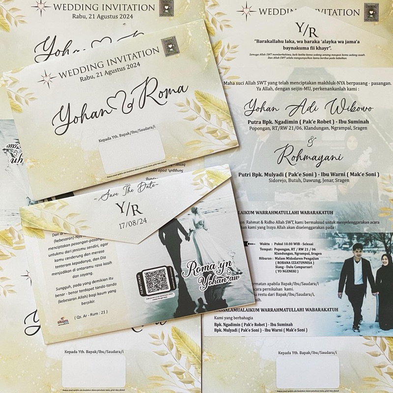 Jual Undangan nikah Undangan pernikahan Undangan khitan Undangan ...