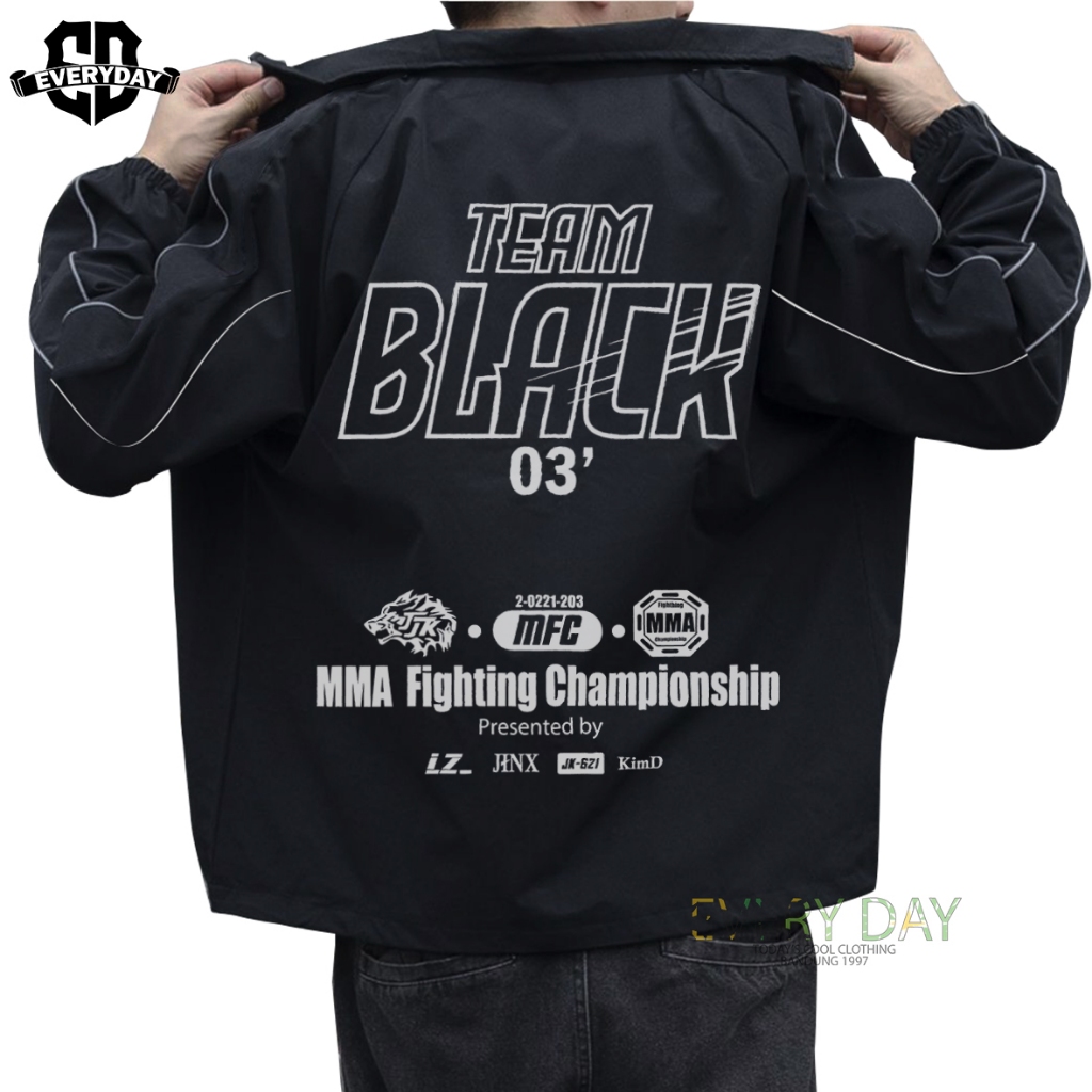 Jual EVERYDAY Jaket Outfit Manhwa Tracksuit Team Black Jinx Joo ...