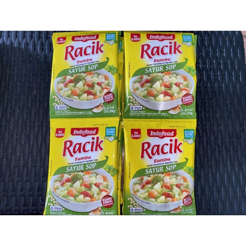 Jual BUMBU RACIK SAYUR SOP 20g (1 RENCENG ISI 10 PCS) | Shopee Indonesia