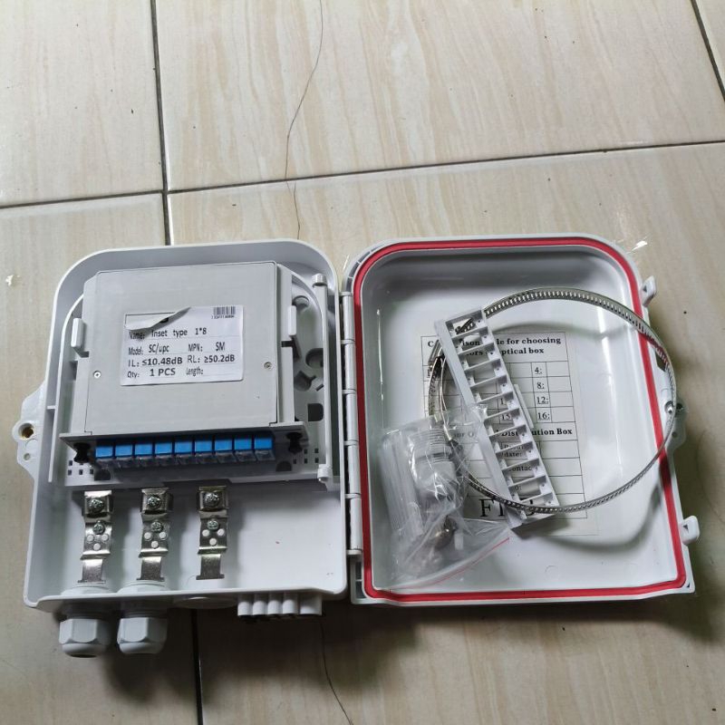 Jual odp 8/core lengkap Splitter box 1-8upc | Shopee Indonesia