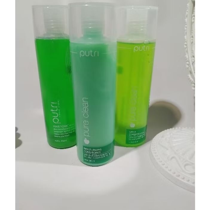 Jual [ PRELOVED ] PUTRI APPLE PRODUK PERAWATAN RAMBUT 3IN1 HAIR TONIC ...