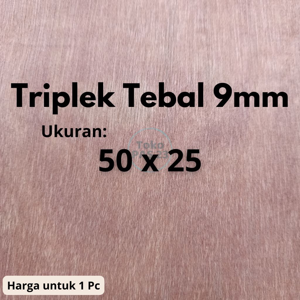 Jual TOKO PAS 23 | TRIPLEK MERANTI UKURAN P50 L25 TEBAL 9mm MULTIPLEK ...