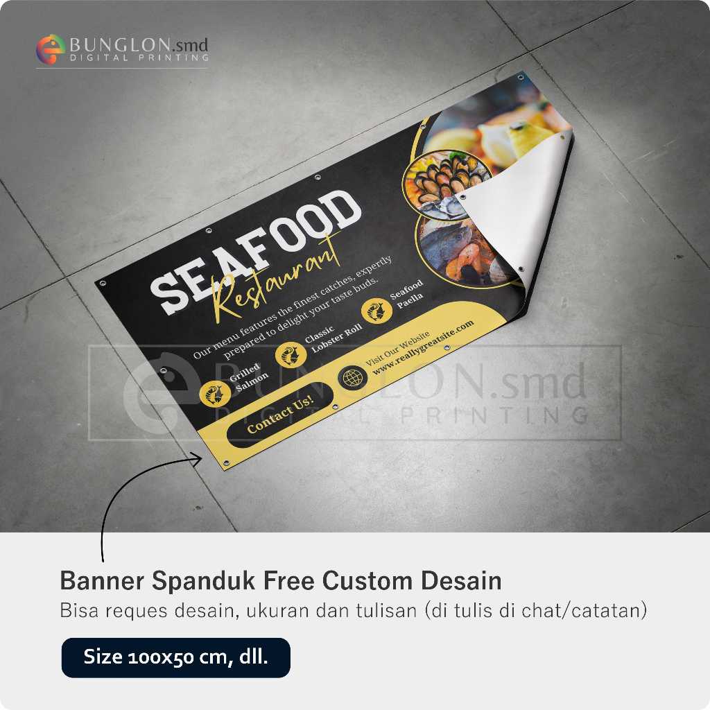 Jual PRINT CETAK SPANDUK BANNER RESTORAN CUSTOM DESAIN | Shopee Indonesia