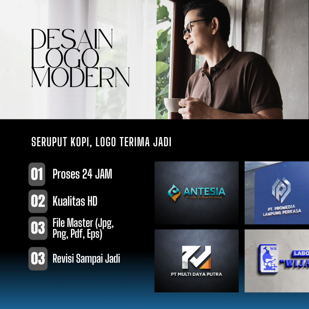 Jual Jasa Desain Logo Modern Profesional Corporate Lengkap ...