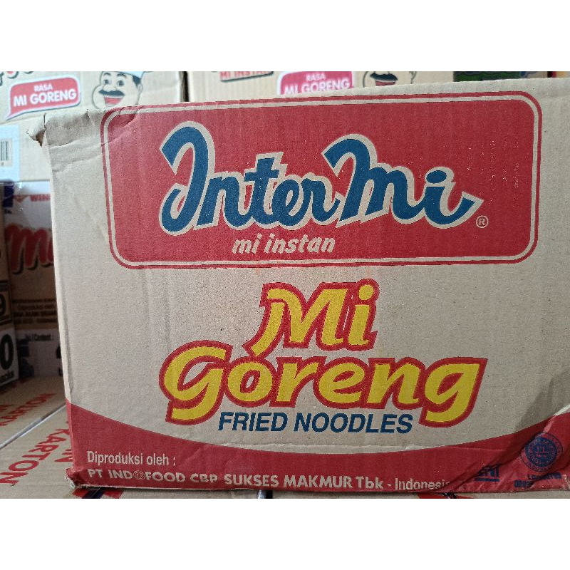 Jual [1 DUS ISI 40 BUNGKUS] INTERMIE GORENG / INTER MIE GORENG / INTER ...