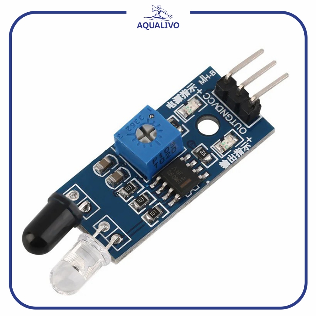 Jual Infrared Obstacle Module IR Sensor Infra Red Halangan Rintangan ...