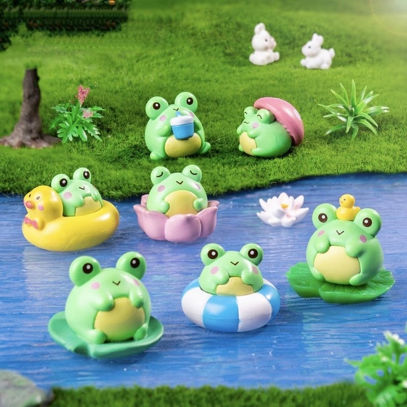Jual 1pc Miniatur Kodok Frog Hewan Hiasan Pajangan Topper Diorama Maket ...