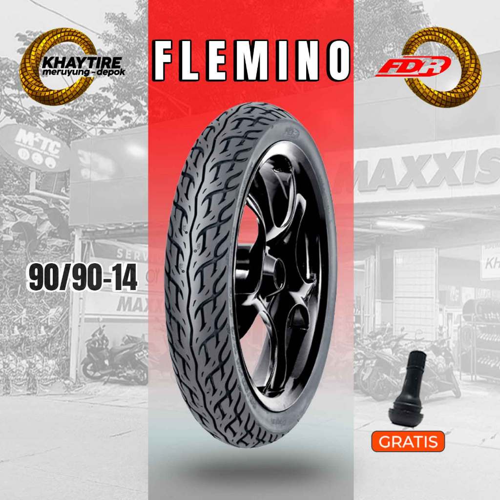 Jual Ban Motor Matic FDR FLEMINO 90/90 Ring 14 Tubeless | Shopee Indonesia