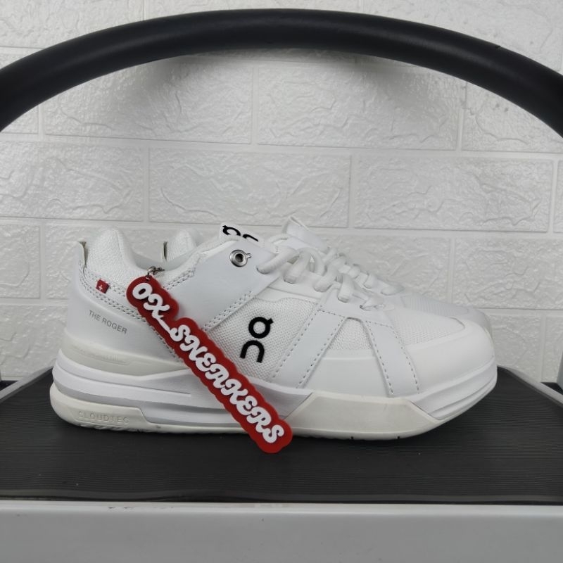 Jual SEPATU TENNIS ON CLOUD THE ROJER CLUBHOUS PRO FULL WHITE | Shopee ...