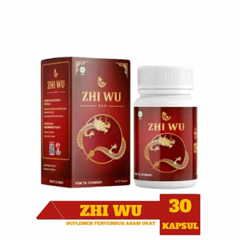 Jual ZHI WU Kapsul Herbal Original Obat Rematik Asam Urat Nyeri Sendi ...
