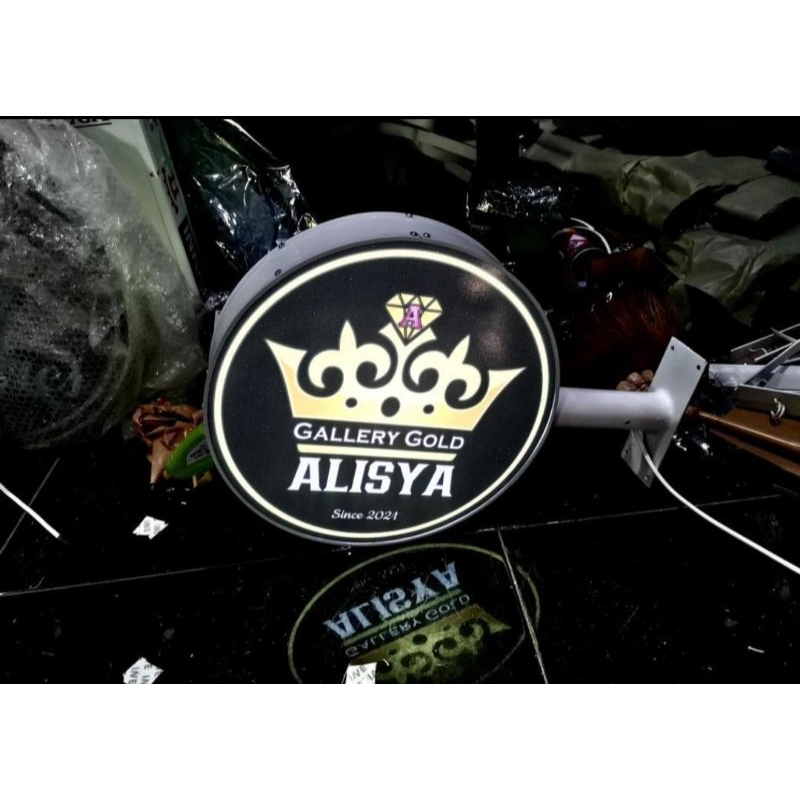 Jual Neon box akrilik/Neon box 2 sisi/Neon box bulat/ | Shopee Indonesia