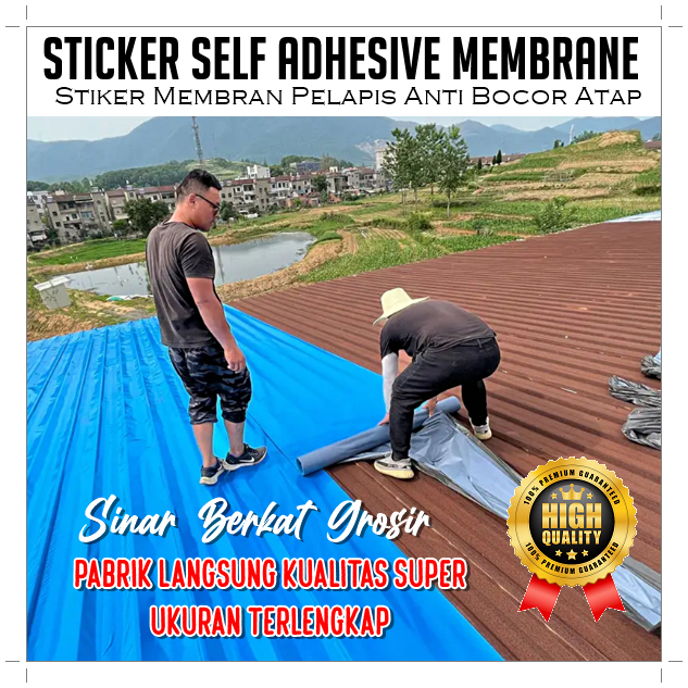 Jual Stiker Membrane Tempel / Lem Sticker Pelapis Anti Bocor Membran ...