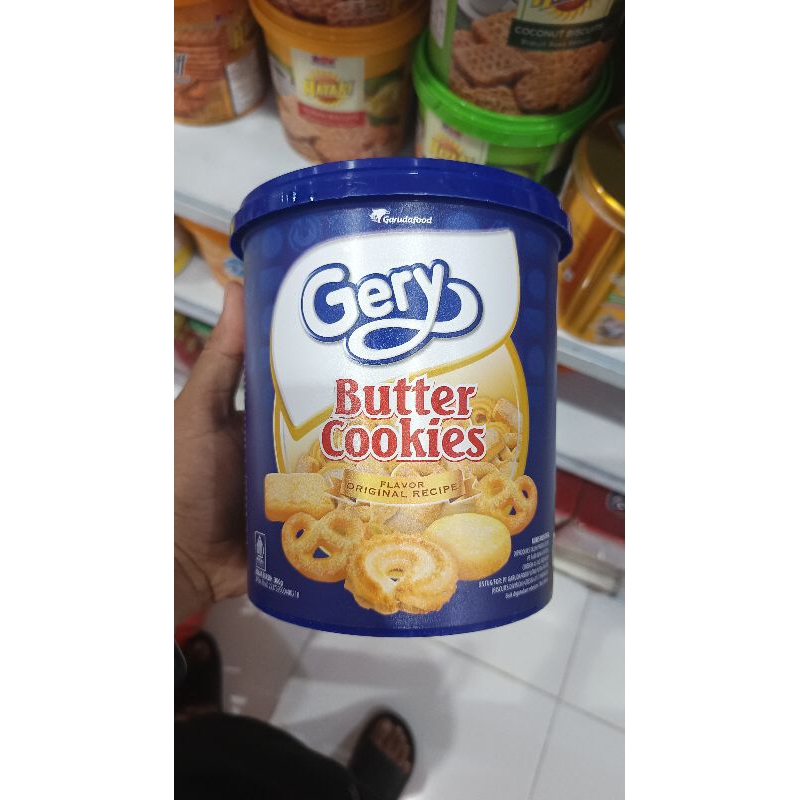Jual Gery Butter Cookies kemasan timba | Shopee Indonesia