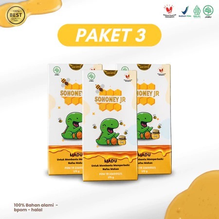 Jual AYO SERBU PAKET 3 BOTOL MADU SOHONEY JR | Shopee Indonesia