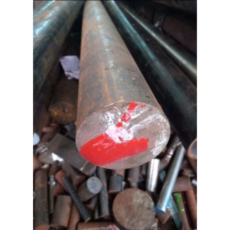 Jual as besi bulat diameter 100 mm x 500 mm as besi diameter 10 cm ...