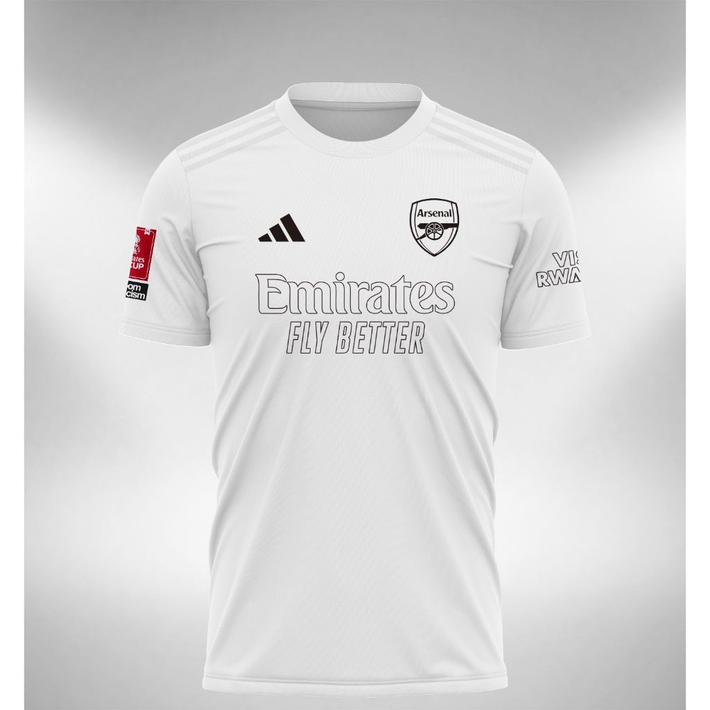 Jual Jersey Arsenal White Kit 2024 2025 FA Cup | Shopee Indonesia