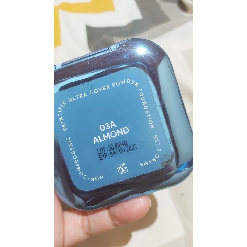 Jual jual skintific ultra cover powder foundation matte shade 03A ...