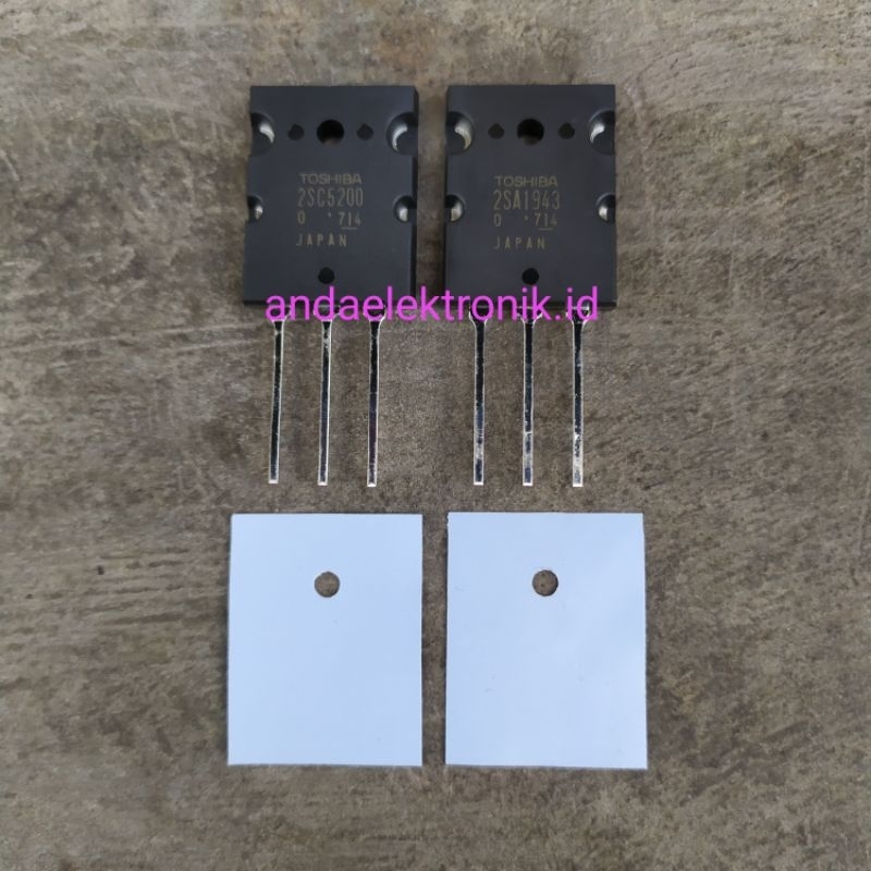 Jual Transistor Toshiba 2SA 1943 2SC 5200 Lot 714 Original Japan Free ...