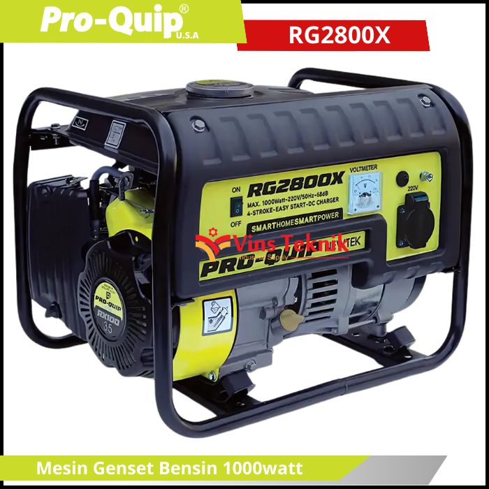Jual Mesin Genset Bensin 1000watt RG 2800X Gasoline Generator PROQUIP ...