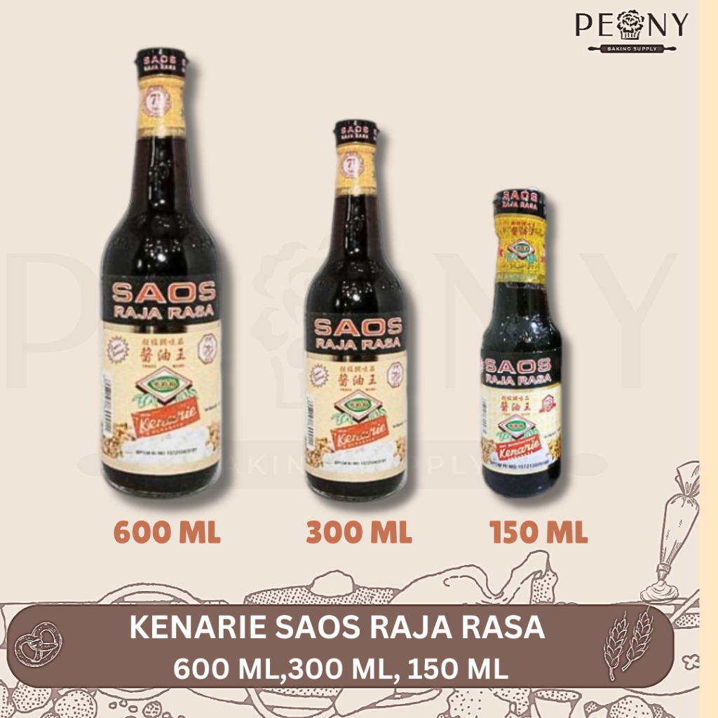 Jual !! (KEMASAN KACA) !! KENARIE SAOS RAJA RASA KEMASAN 600 ML/KEMASAN 300 ML/KEMASAN 150 ML ...