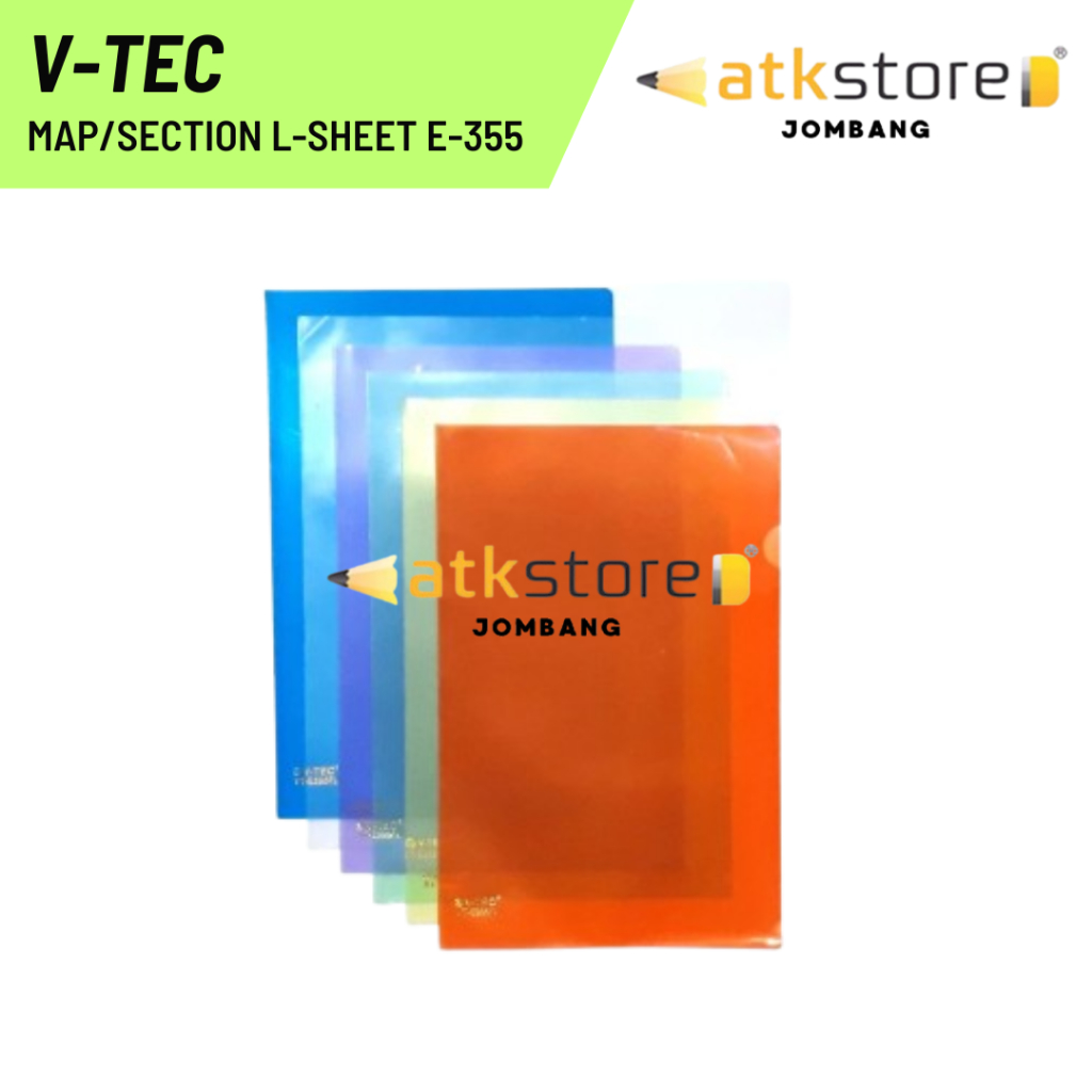 Jual V-TEC Map/ Section L-Sheet E-355 Folio Warna / Map L Bening F4 ...