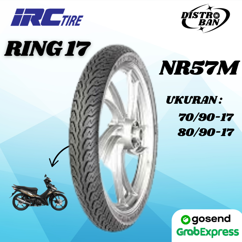 Jual Ban Motor Bebek RIng 17 IRC NR57M 70/90 80/90 Ban Luar Revo Supra ...