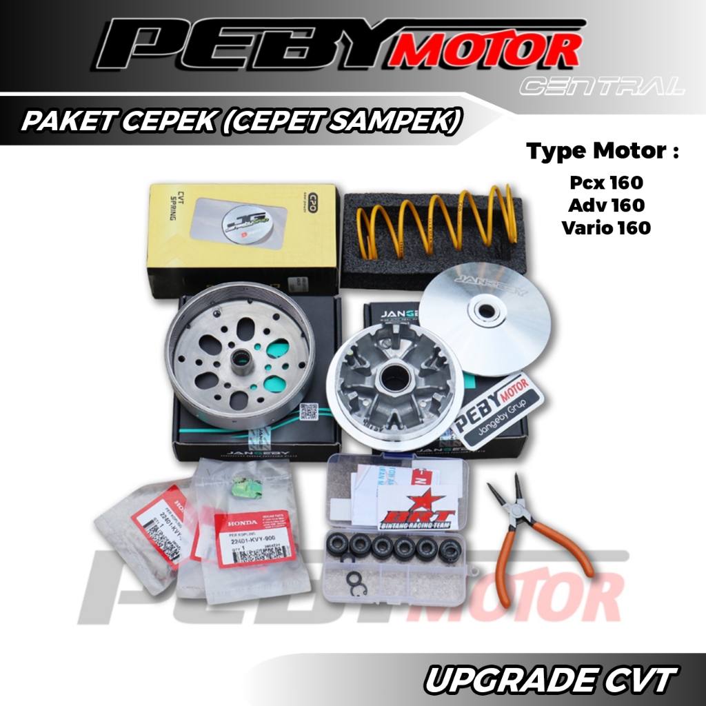 Jual Pully Pulley Custom Pcx 160 Adv 160 Vario 160 PAKET CEPEK | Shopee ...