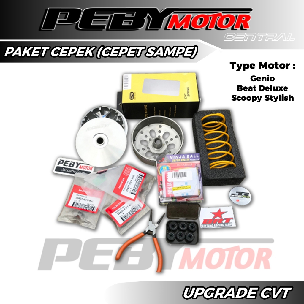 Jual Pully Pulley Custom Genio Beat Deluxe Scoopy K2F PAKET CEPEK ...