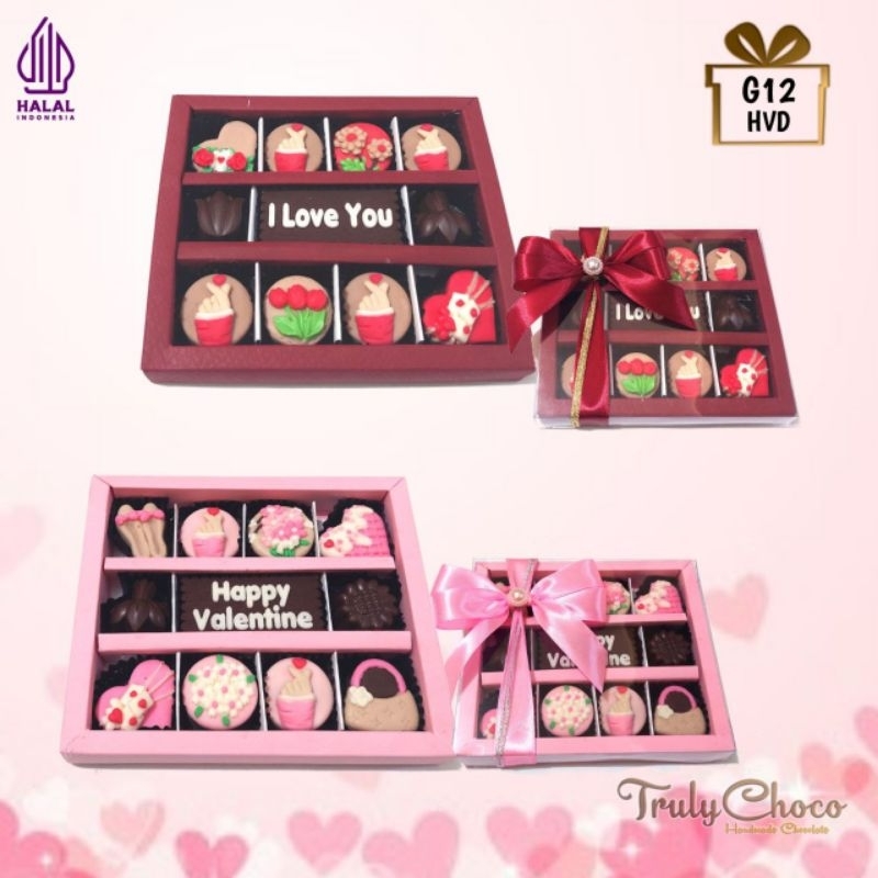 Jual hadiah coklat custom / praline kado untuk pacar atau istri edisi ...