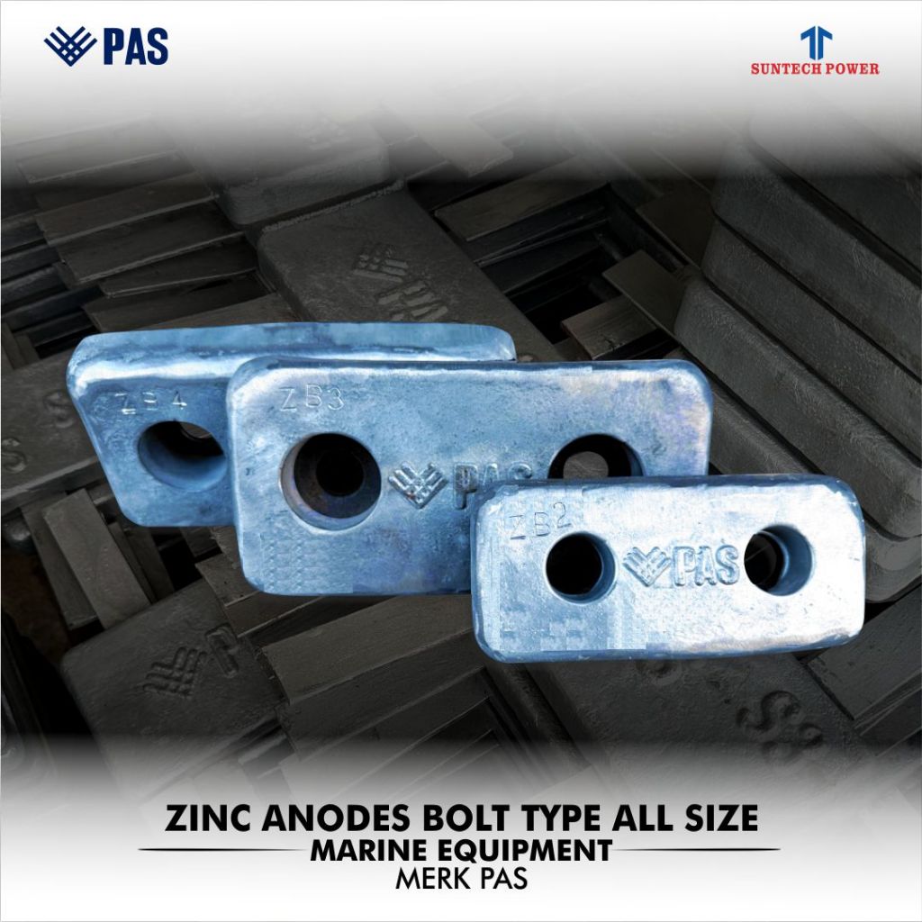 Jual Zink Anode Bolt Anti Karat Merk PAS Type Bolt Zinc Hull Anodes ZB ...