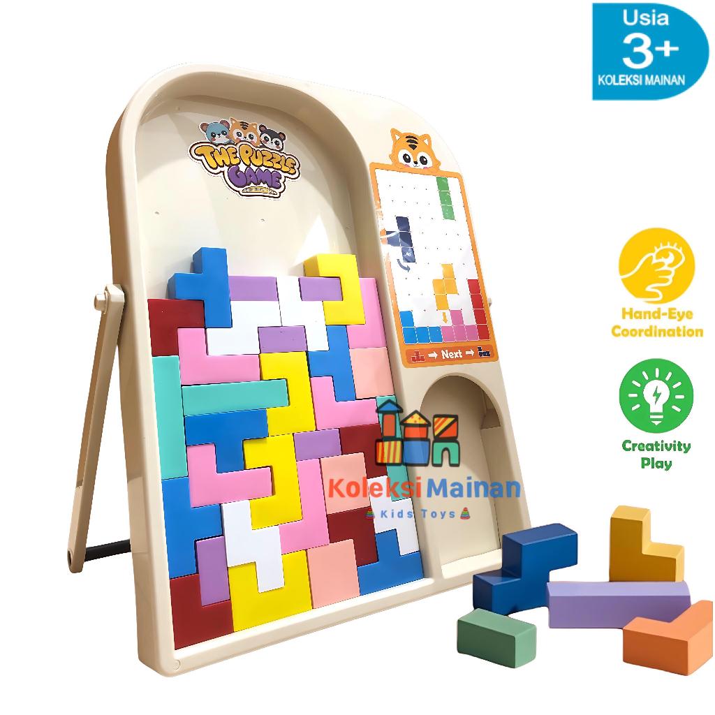 Jual Mainan Edukasi Anak Puzzle Tetris Russian Tangram Block Permainan ...