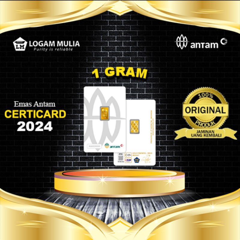 Jual Emas Antam Logam Mulia 1 Gram 2024 | Shopee Indonesia