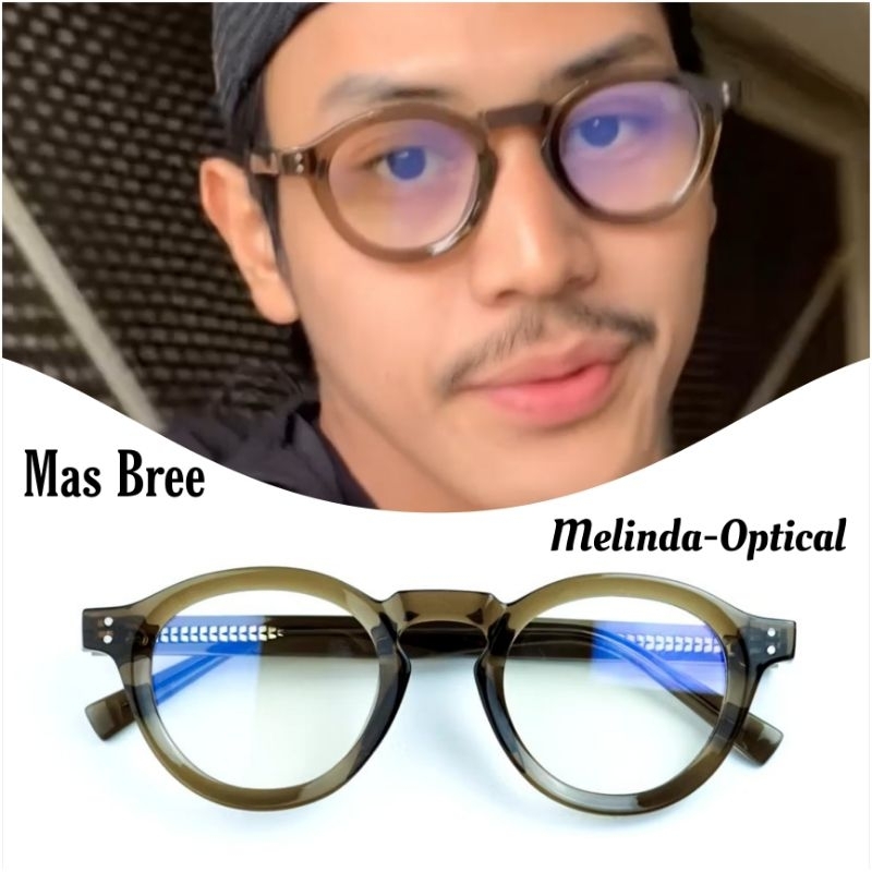 Jual Frame Kacamata Mas Bree Bisa Minus/Clinder Lensa Antiradiasi ...