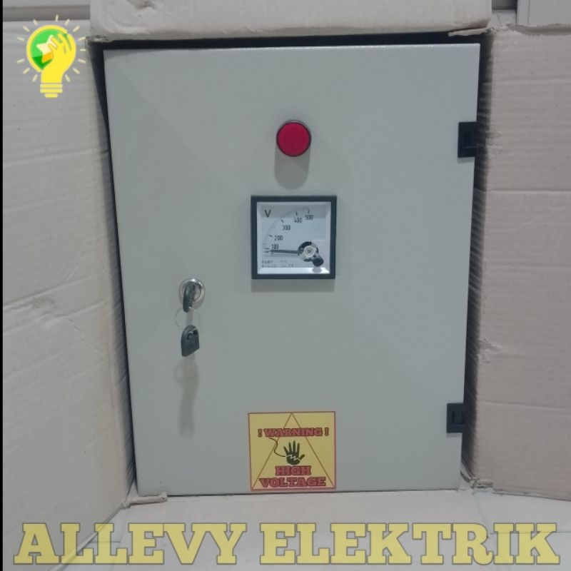Jual BOX PANEL INDOOR 30X40X20 PLAT 1.2MM+P.LAMP+VOLT+REL MCB+NOL ARDE ...