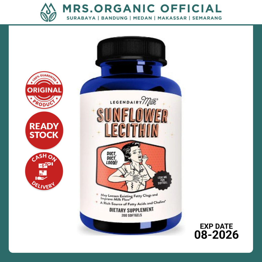 Jual Asi Booster Legendairy Milk Organic Sunflower Lecithin Vitamin Asi ...