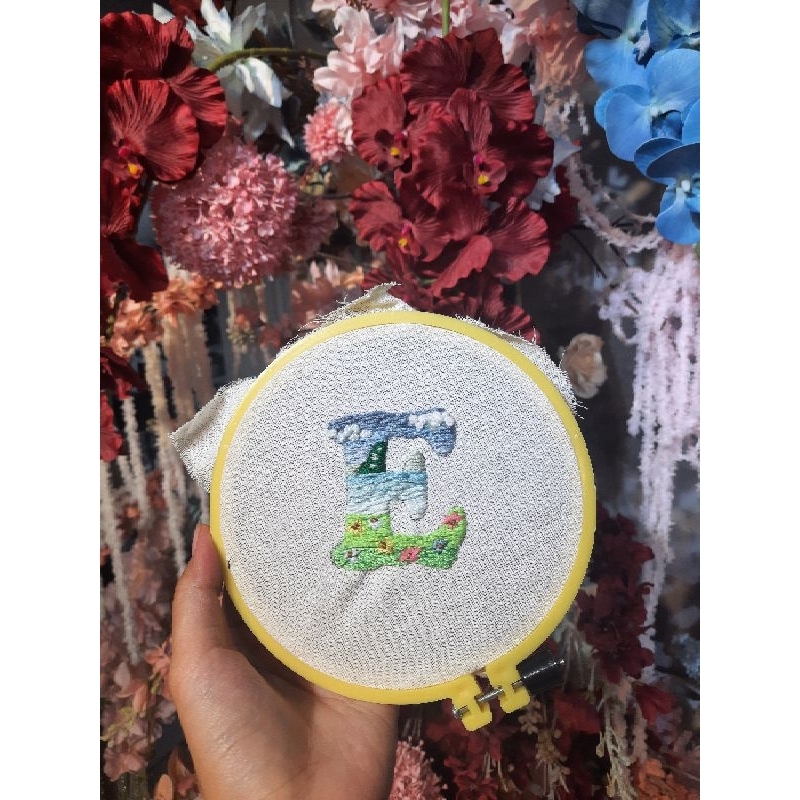 Jual Alphabet sulam, Huruf sulam. Embroidery custom | Shopee Indonesia