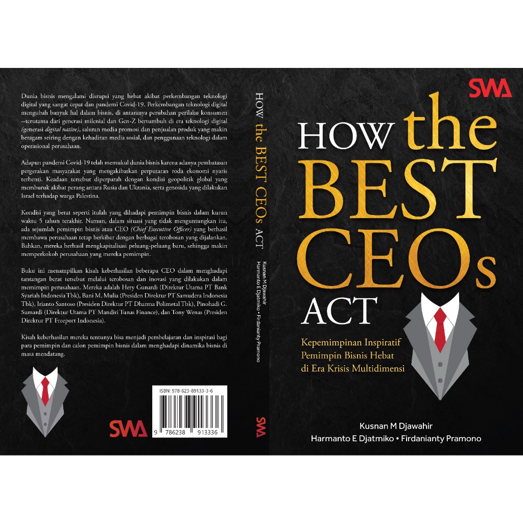 Jual Buku How The Best CEOs ACT (Best CEO) | Shopee Indonesia