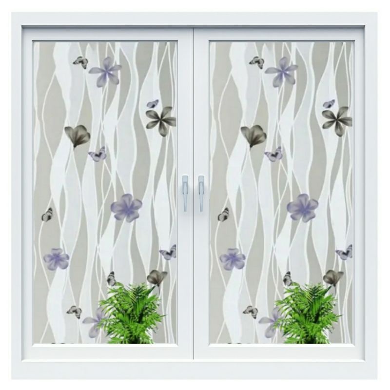 Jual 9528-1M Sticker Kaca Motif /Stiker Kaca Film Wallpaper Jendela ...