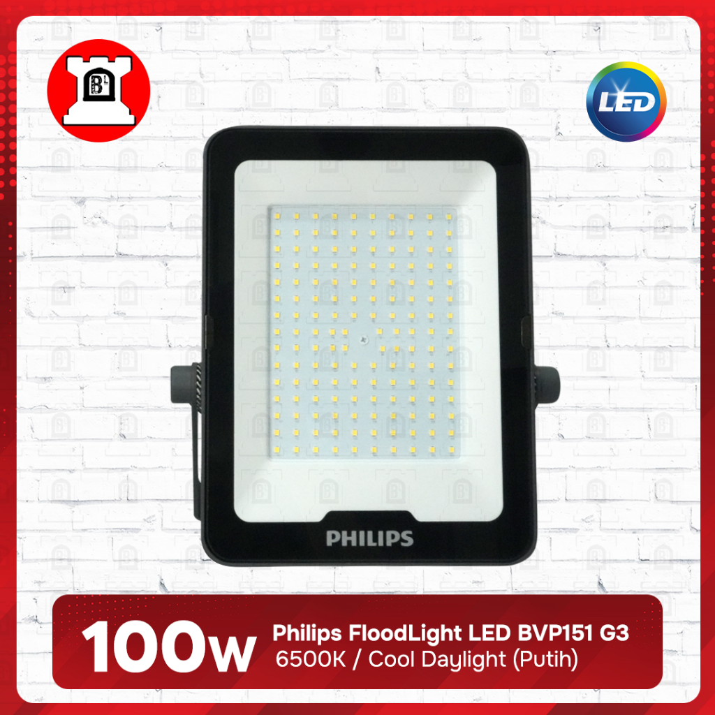 Jual Philips Flood Light LED BVP151 LED120 PSU 100W G3 SWB GM Lampu ...