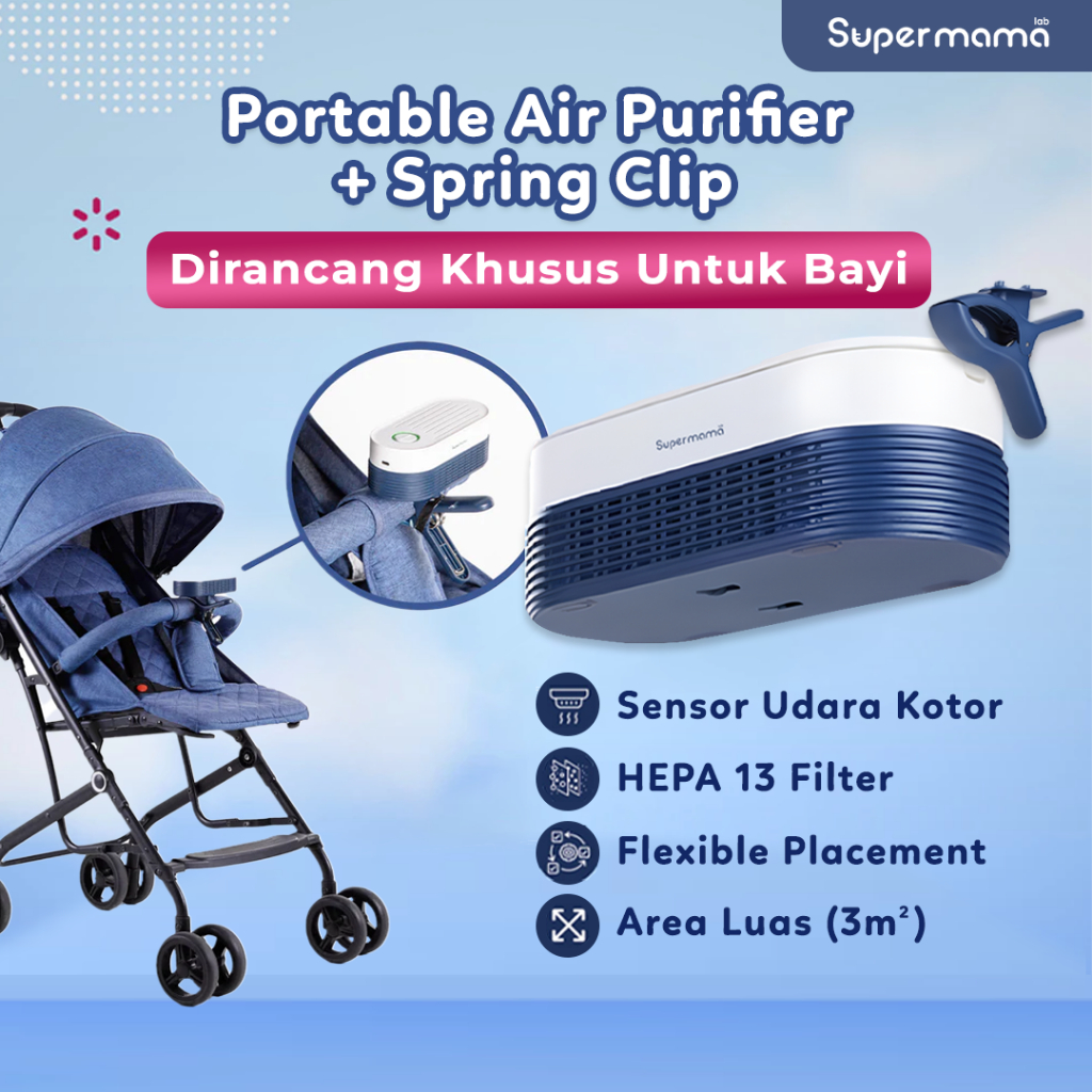 Jual Air Purifier Portable Untuk Stroller Bayi | Pembersih Udara ...