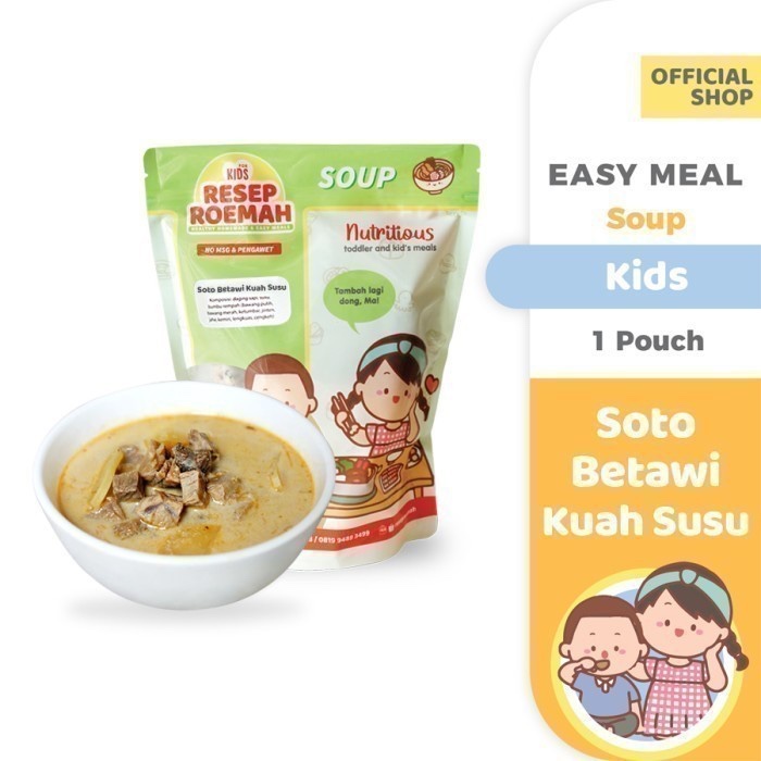 Jual Resep Roemah Soto Betawi Kuah Susu / Frozen Food Balita Homemade | Shopee Indonesia