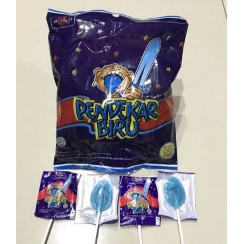 Jual PENDEKAR BIRU PERMEN JADUL 1 ZAK ISI 25 PCS | Shopee Indonesia