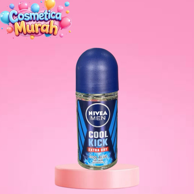 Jual ca,ux] [biru] NIVEA men deodorant roll on 50 ml anti perspirant ...