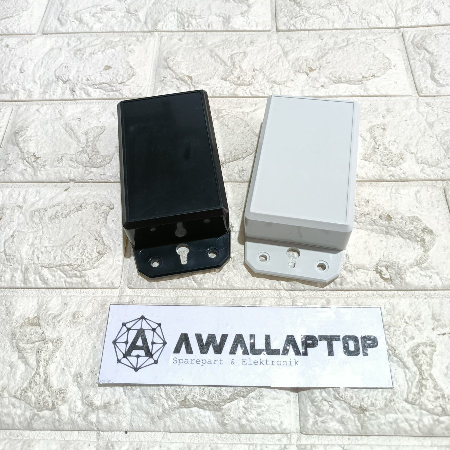 Jual box plastik hitam putih 100x60x27 box ABS box DIY enclosure kuping ...