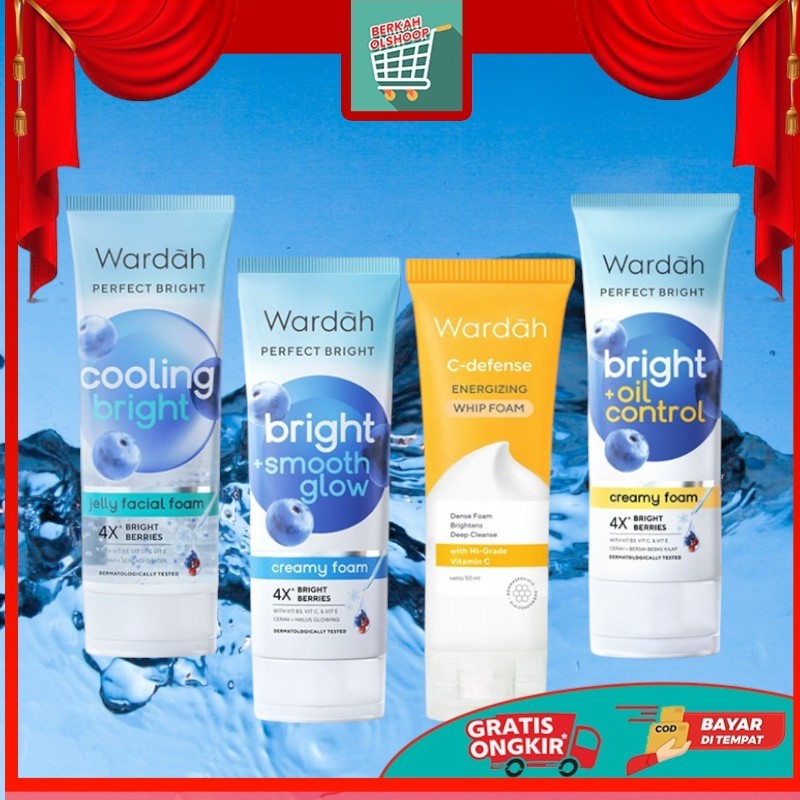 Jual WARDAH FACIAL FOAM PENCUCI MUKA PERFECT BRIGT CREAMY BRIGHTENING ...