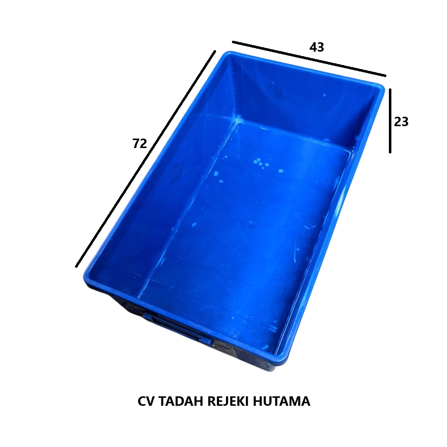 Jual Box Kontainer Multifungsi Merk Rabbit Tipe 7055 + Tutup (72x43x23 ...